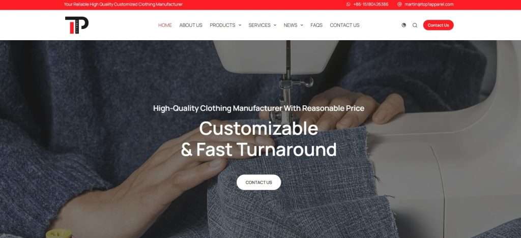 Best Custom Clothing Manufacturers for Startups & Brands
