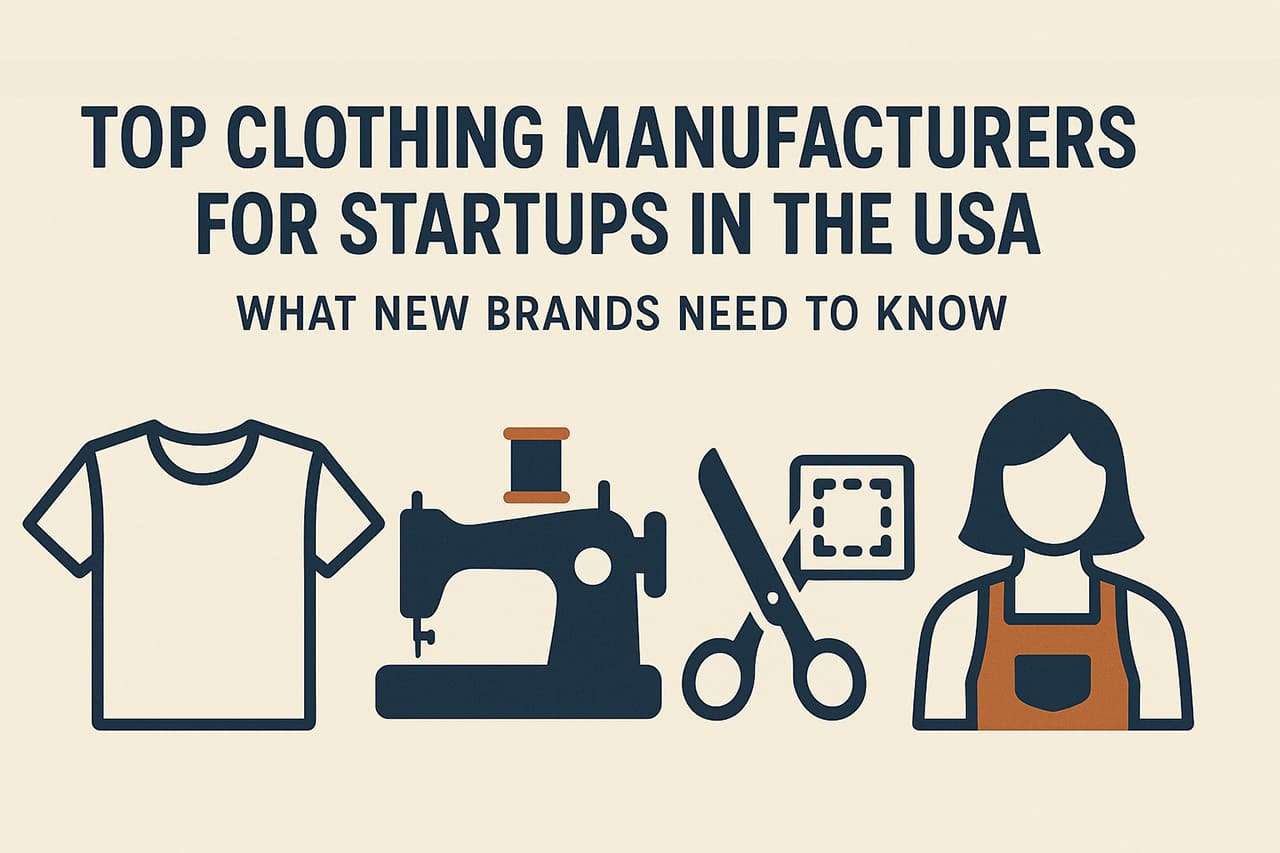 Clothing Manufacturers for Startups in the USA – Top Picks
